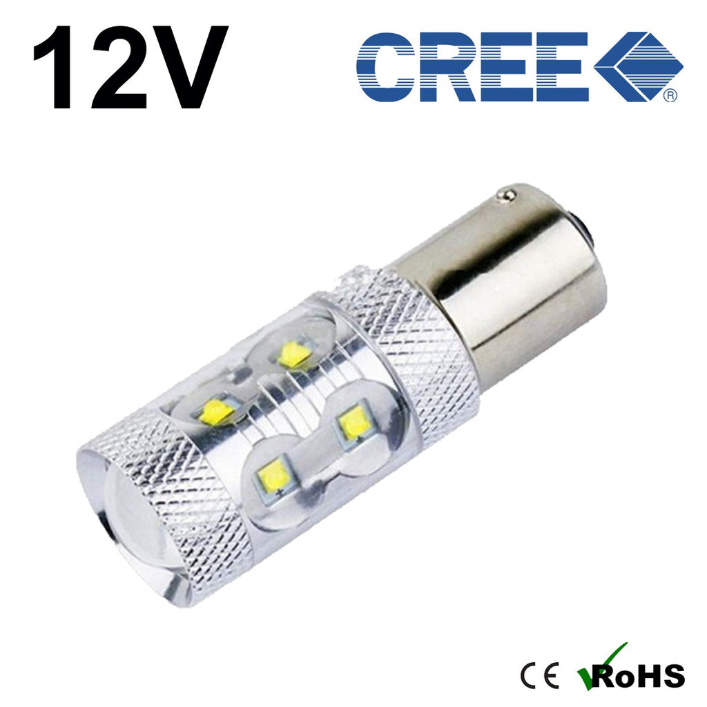 12v 382 BA15s Cree 50w LED Bulb – Custom LED -Automotive LED | HID ...